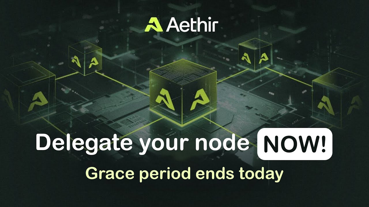Urgent: Delegate Your AETHIR License NOW! Grace Period Ends Today! - YouTube