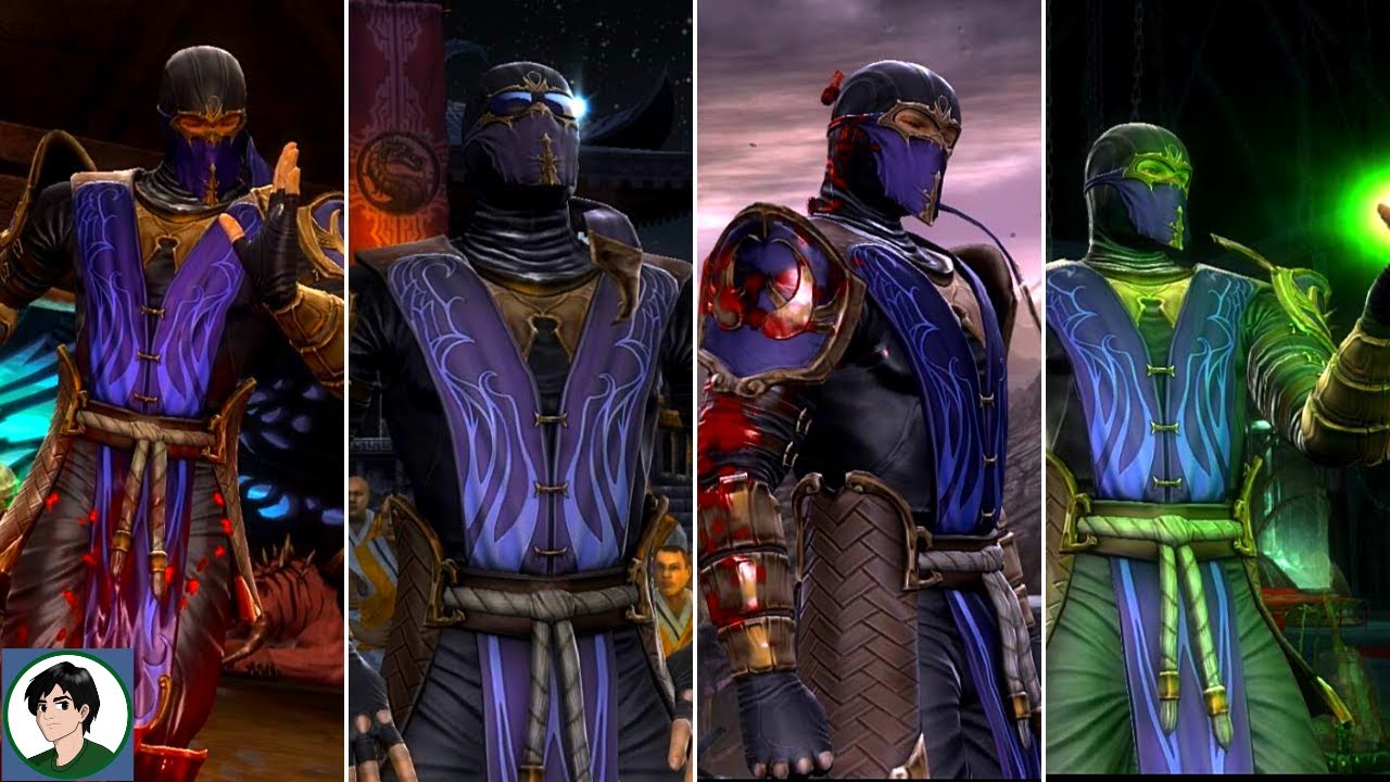 Mortal Kombat Komplete Edition - Rain Performs All Victory Poses - YouTube