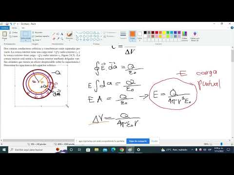 Ejemplo 24 3 Capacitor esférico explicación - YouTube