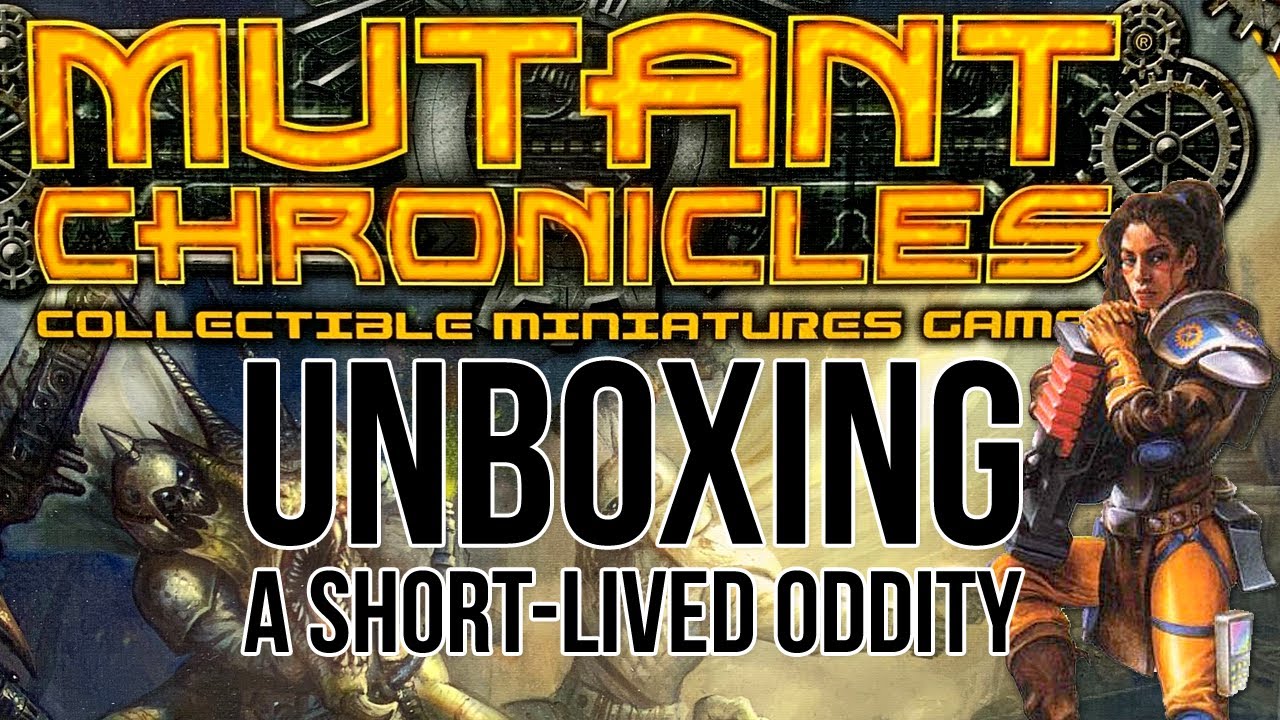The Mutant Chronicles Collectible Miniatures Game Unboxing and ...