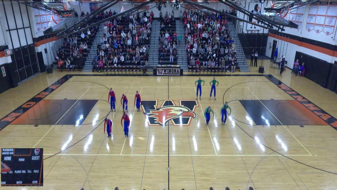 Winona High School Winhawk Dance Meet - YouTube