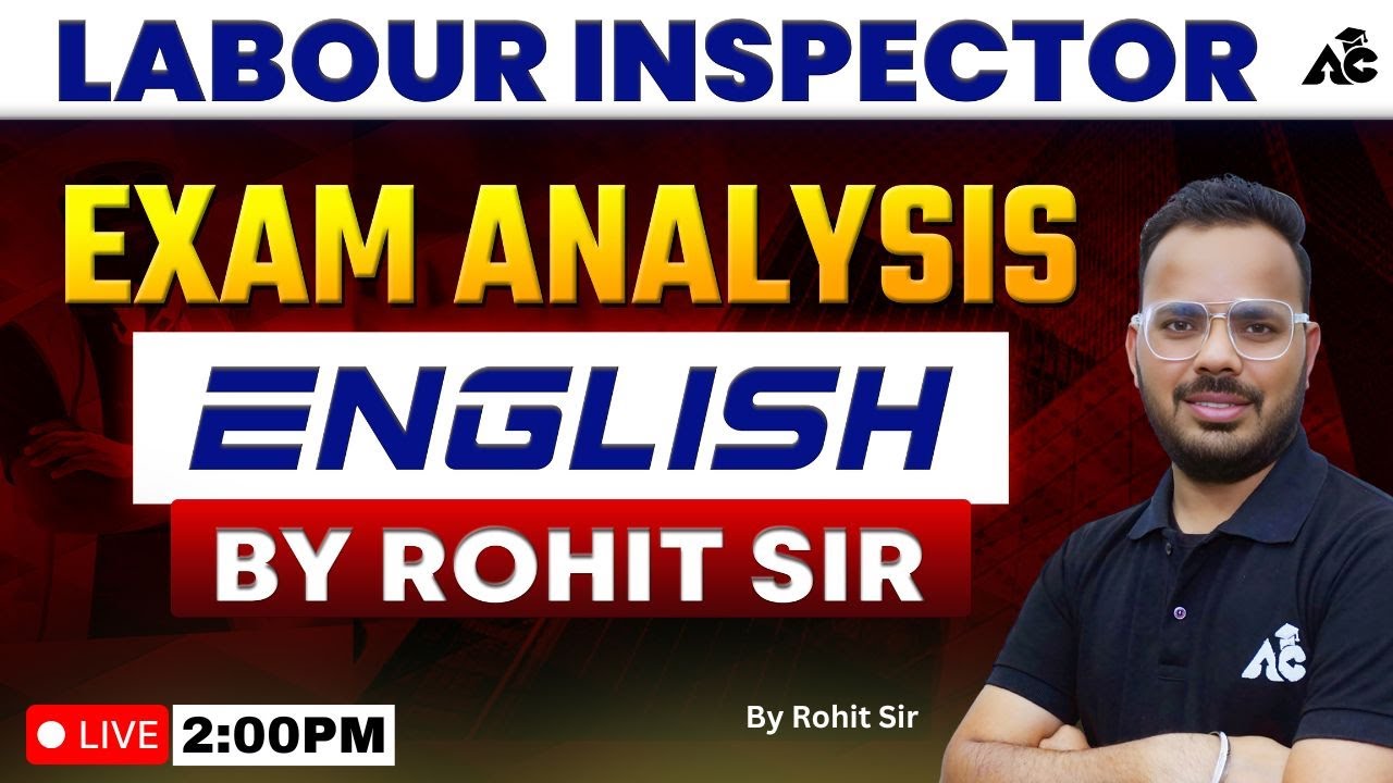 Labour Inspector Exam Analysis 2025 | Labour Inspector English Analysis ...