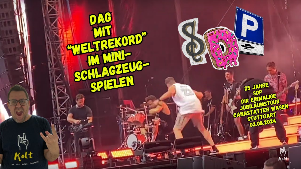 SDP - Dag mit "Weltrekord" im Mini-Schlagzeug-spielen 😉 - 25 Jahre SDP ...