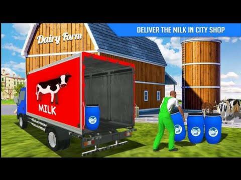 Milk Van Delivery Simulator Android Gameplay - YouTube