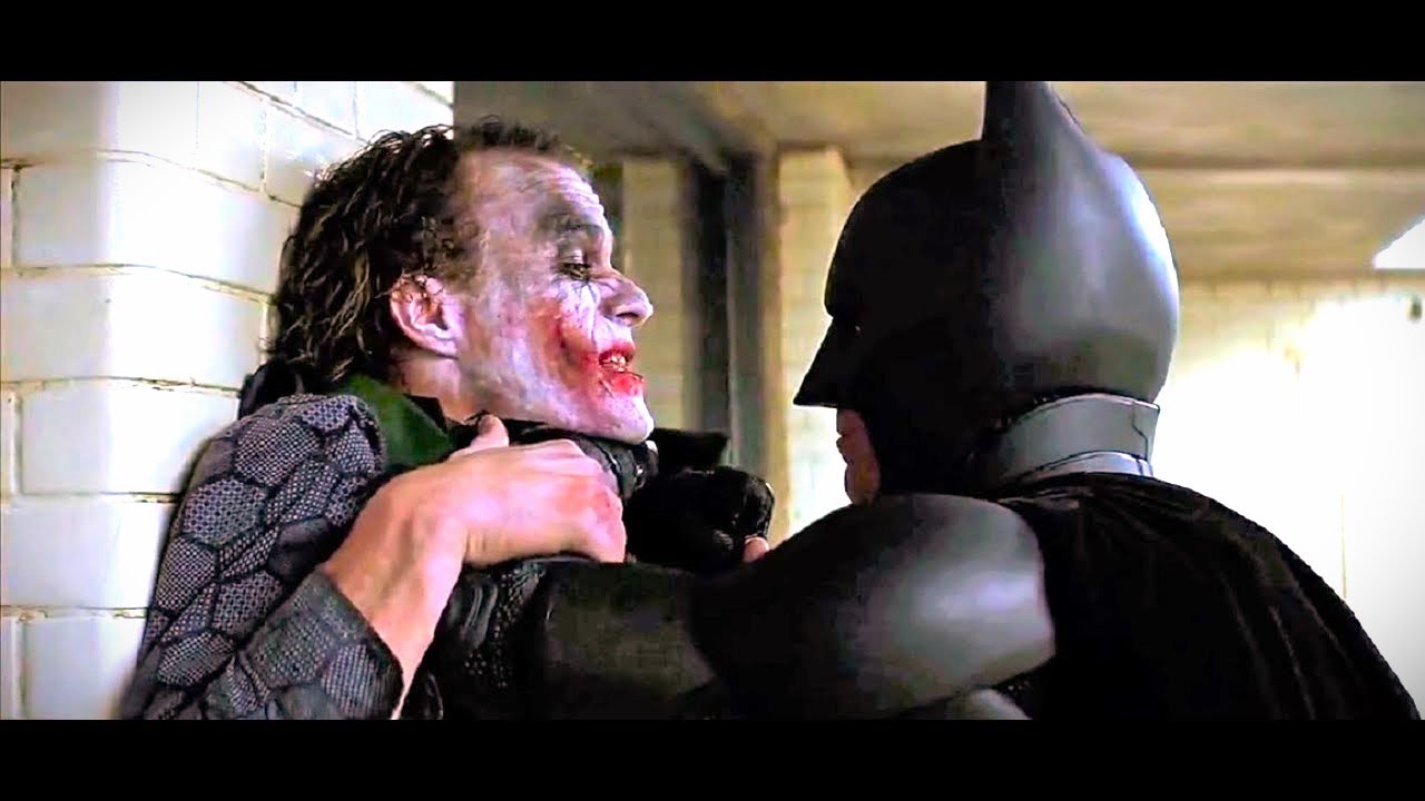 Joker Interrogation Scene - The Dark Knight - Heath Ledger - Christian Bale - YouTube