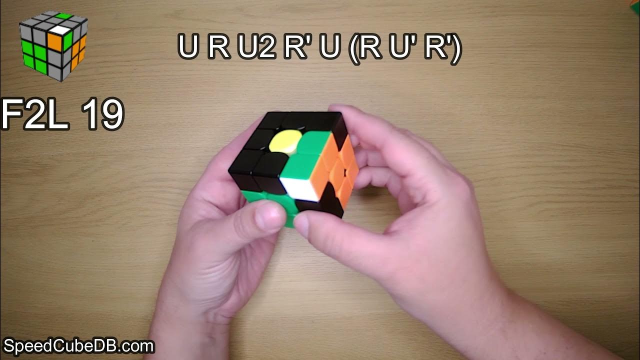 F2L Algorithms, FR Slot - F2L 19 - YouTube