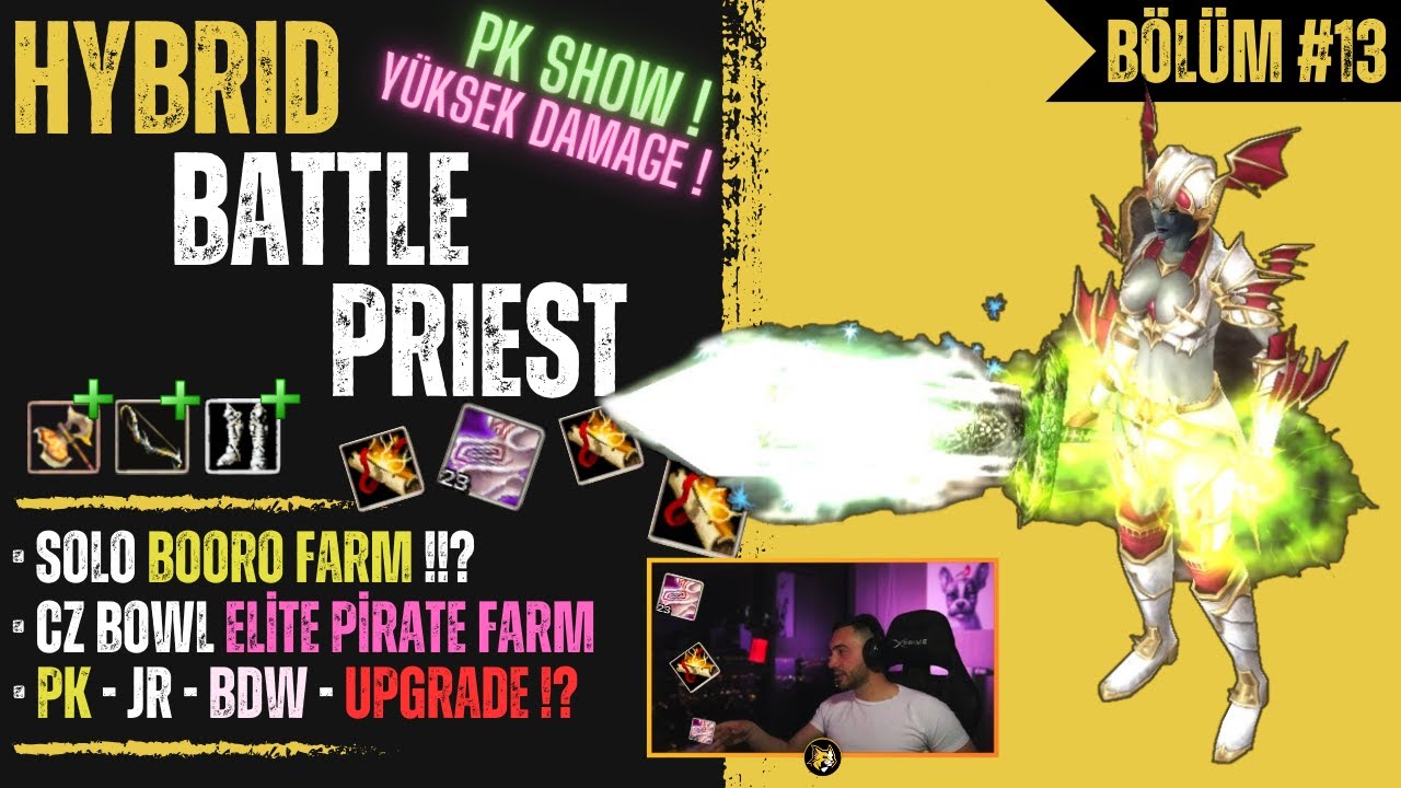 Elite HYBRID Battle Priest #13 | Yüksek Damage İçerir ! Farm, JR, BDW ...