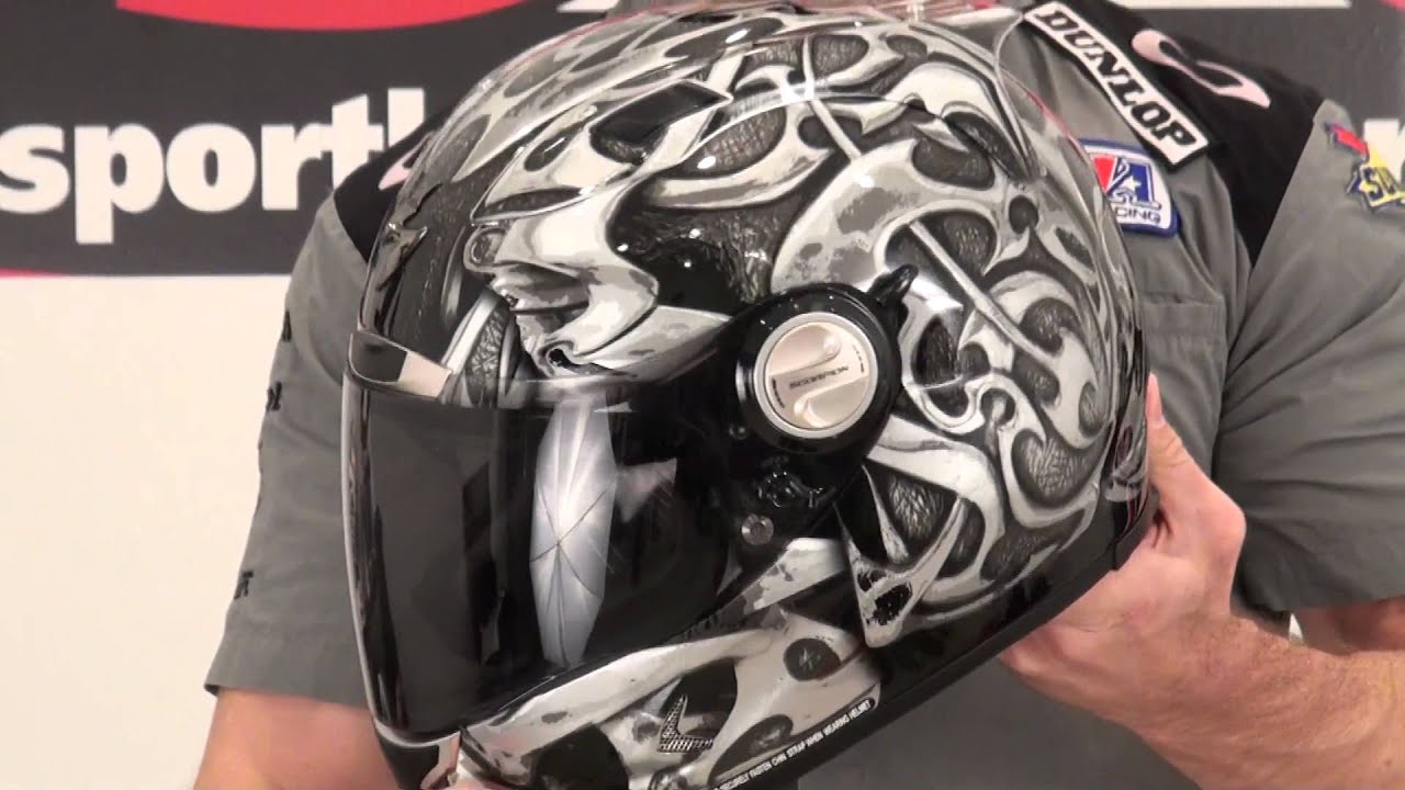 Scorpion EXO-1100 Kranium Helmet Video Review from SportbikeTrackGear ...