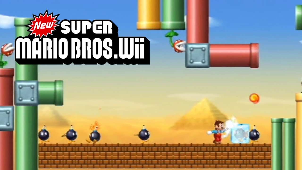New Super Mario Bros. Wii | THERES BOMBS LITERALLY ALL OVER THE PLACE ...