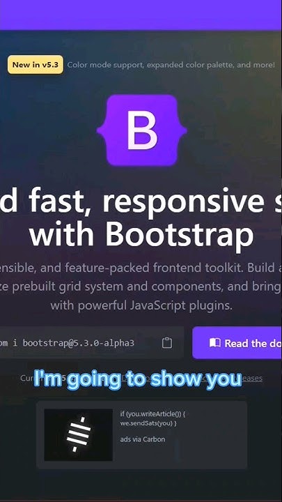 How To Setup Bootstrap Via CDN Link To Level Up Your CSS - YouTube