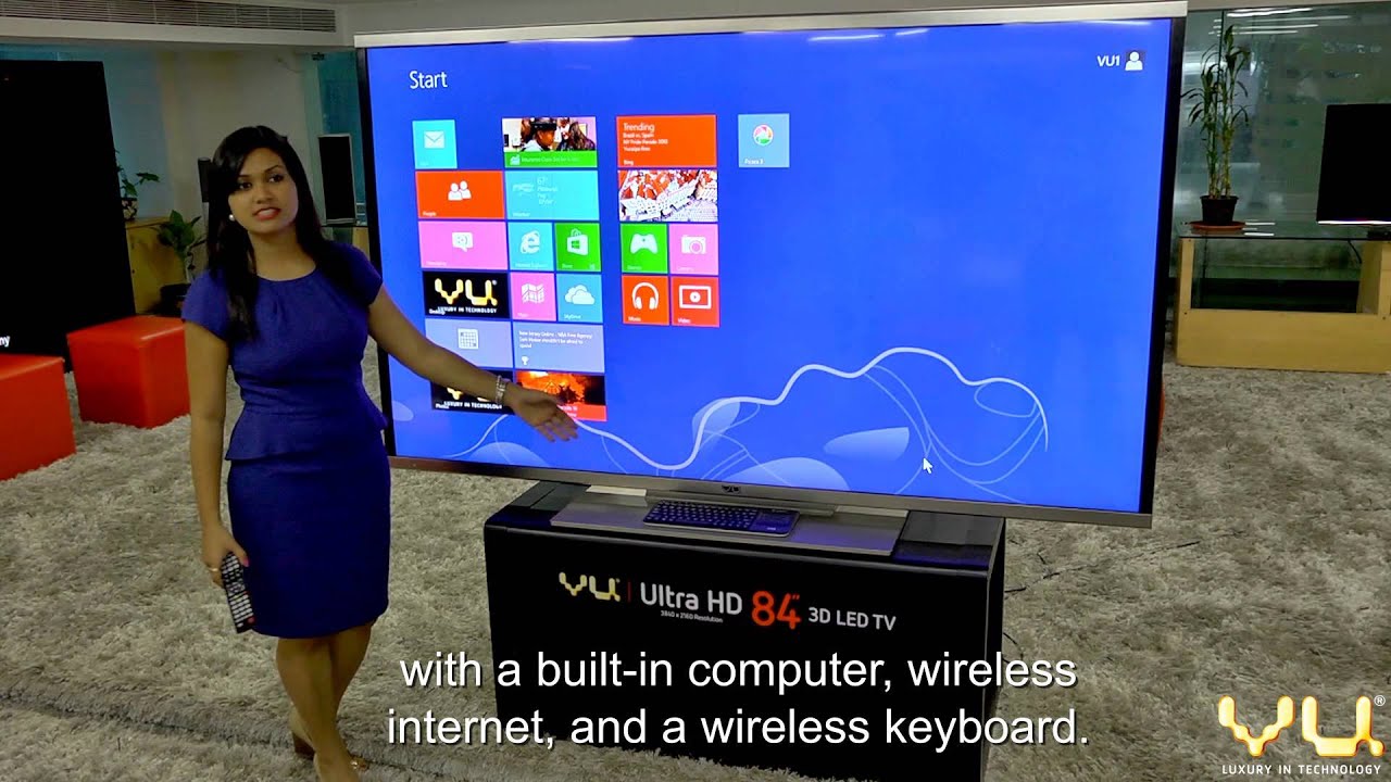 Vu 84-Inch Ultra 4K Super TV Demo - YouTube