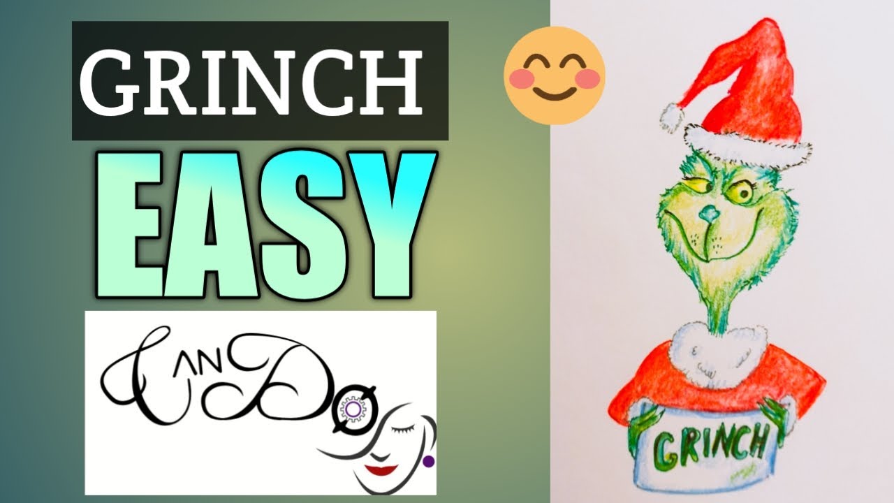 How To Draw Grinch Step By Step For Beginners| Easy Grinch Drawing ...
