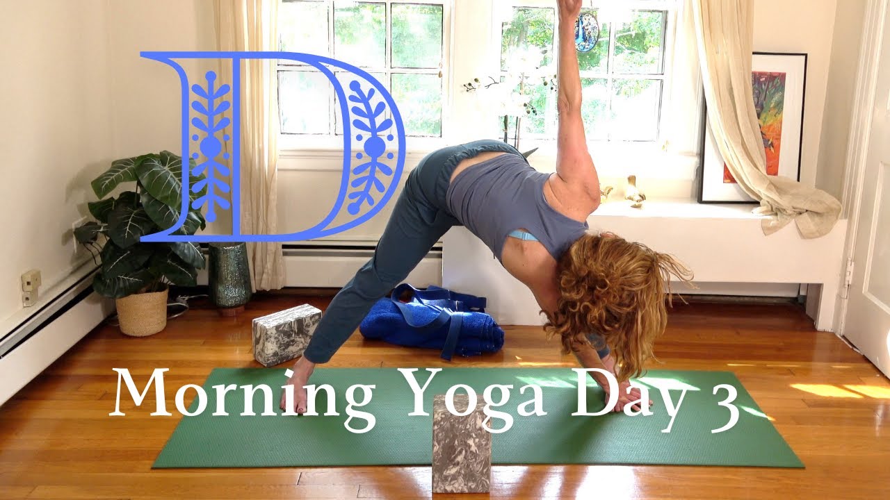 Day 3 Morning Yoga | Gentle Yoga | Yoga for Stress - YouTube