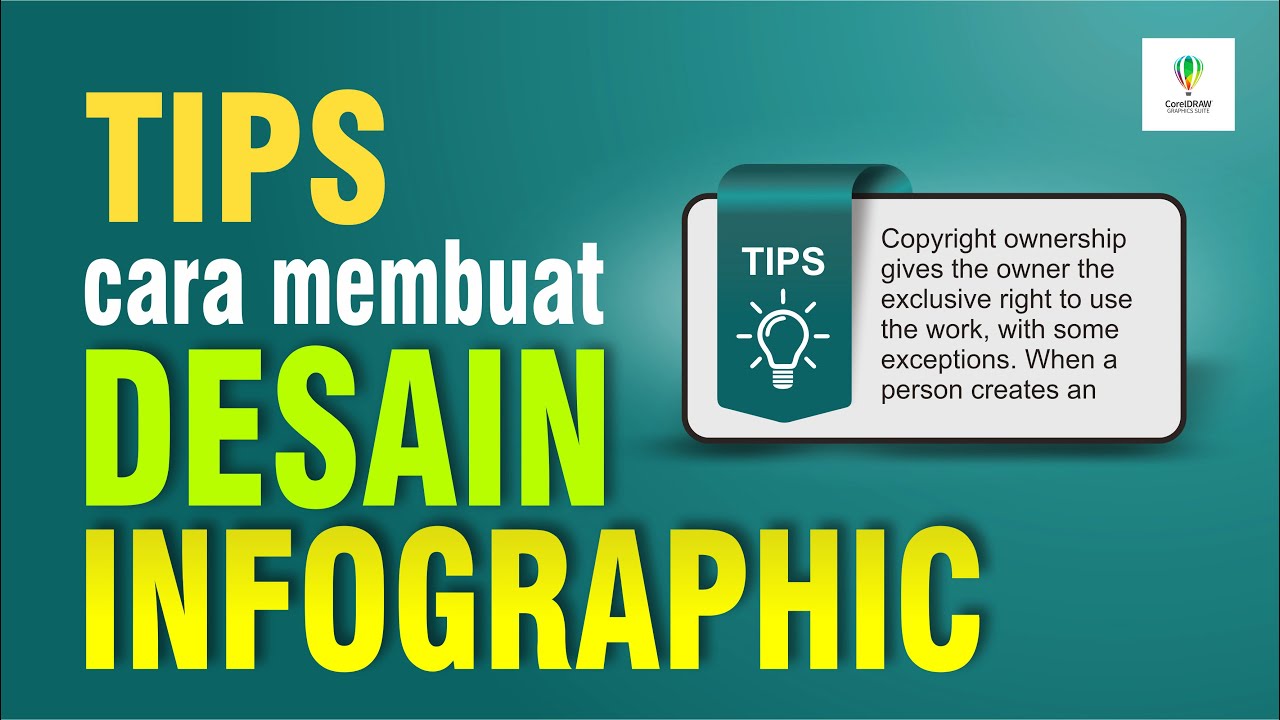 Tips cara membuat desain Infographic dengan Corel Draw - YouTube