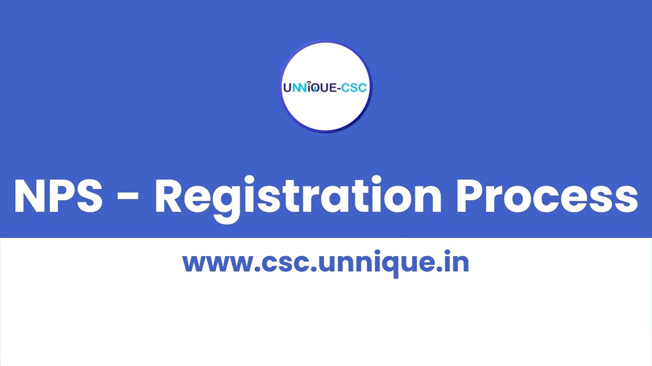 CSC NPS Registration Process 2024 | Step-by-Step Guide - YouTube