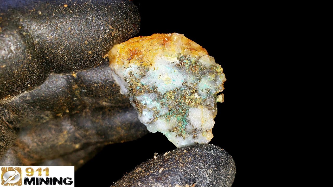 Mineralized Outcrops & High Grade Gold Ore Found Along An Old Logging ...