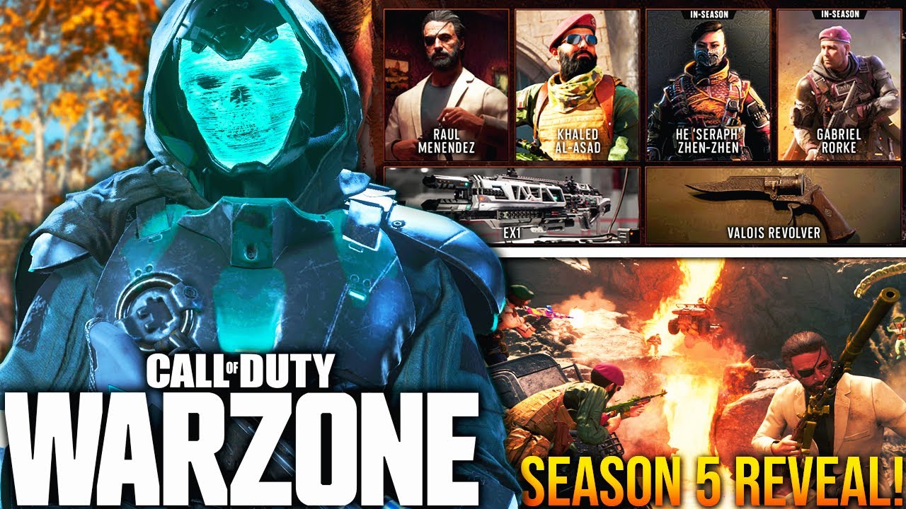 WARZONE: SEASON 5 UPDATE FULLY REVEALED! (Roadmap, New Weapons, & More ...