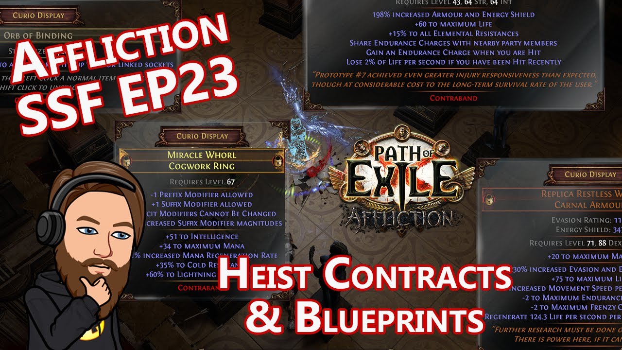 Heist Contracts & 19 Blueprints - Level 97 Burning Arrow Elementalist ...