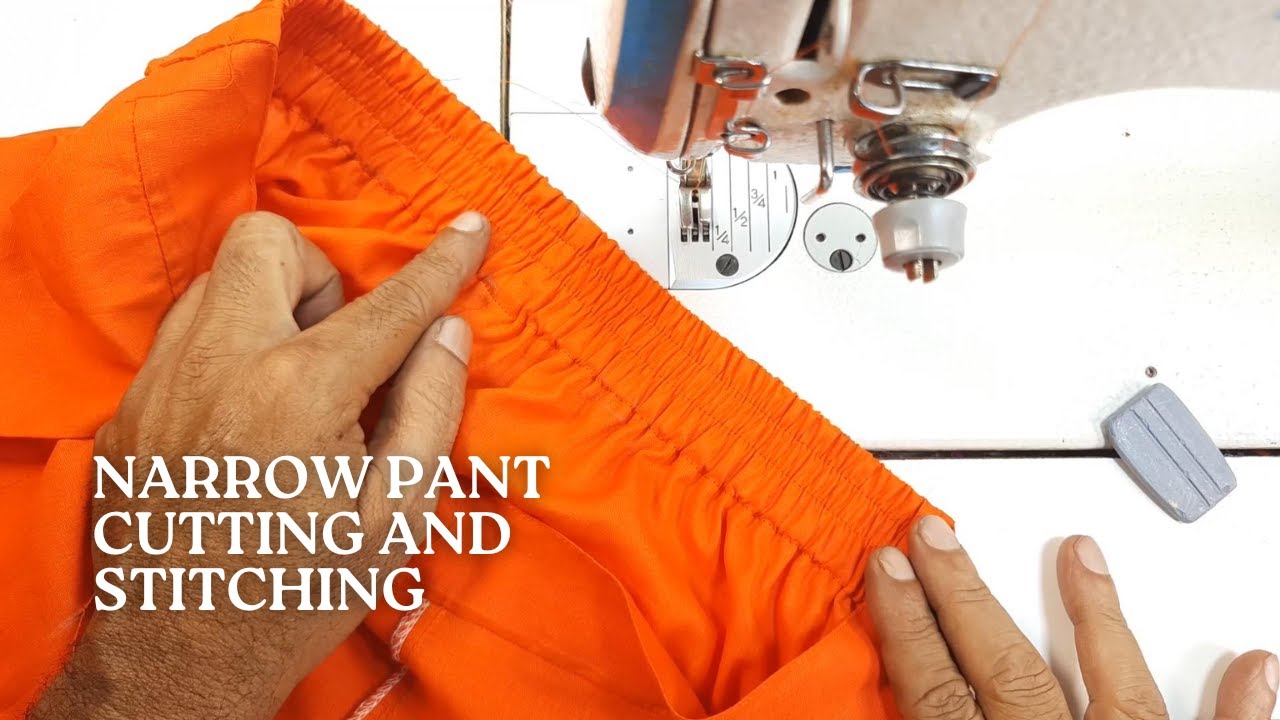 📌Watch this video to learn how to sew cut narrow pants.narrow pant ...