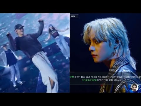 BTS V / Taehyung Slow Dancing & Blue NPOP Live Teaser - YouTube