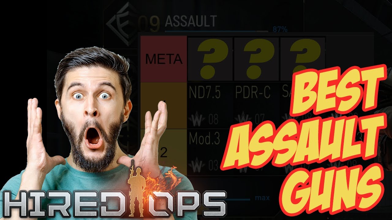 Hired Ops Best Weapons Tier List | Assault Riffles | 1/4 - YouTube
