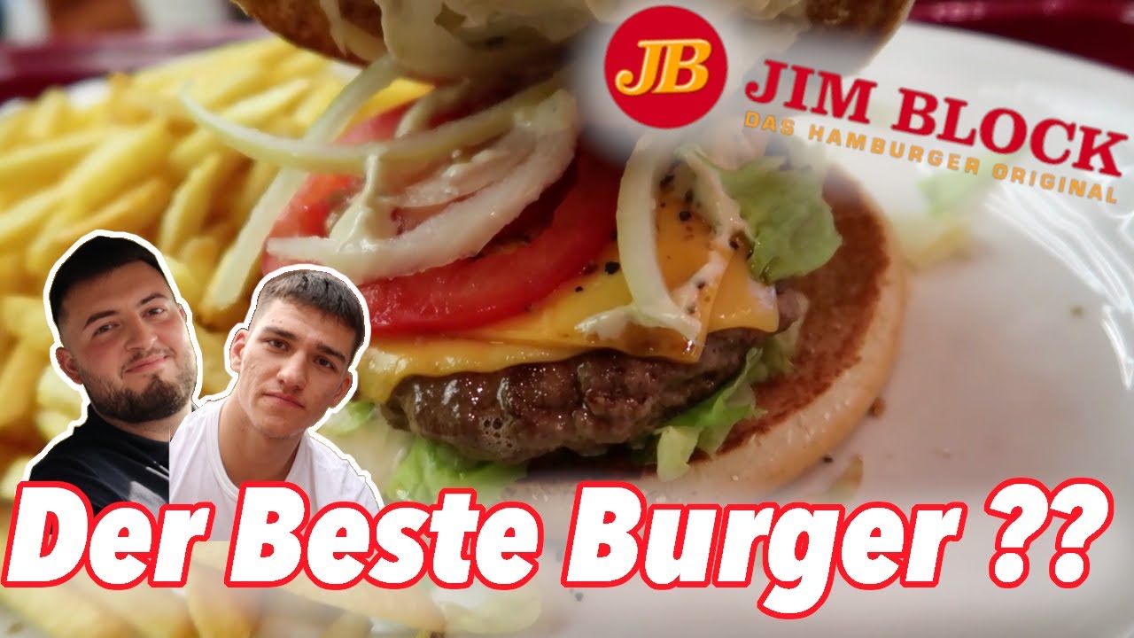 Cheeseburger essen bei Jim Block in Hamburg 🍔 gegessen! Bester Burger ...