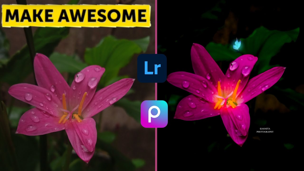 Flower Mobile Editing Trick| Lightroom Flower Editing # ...