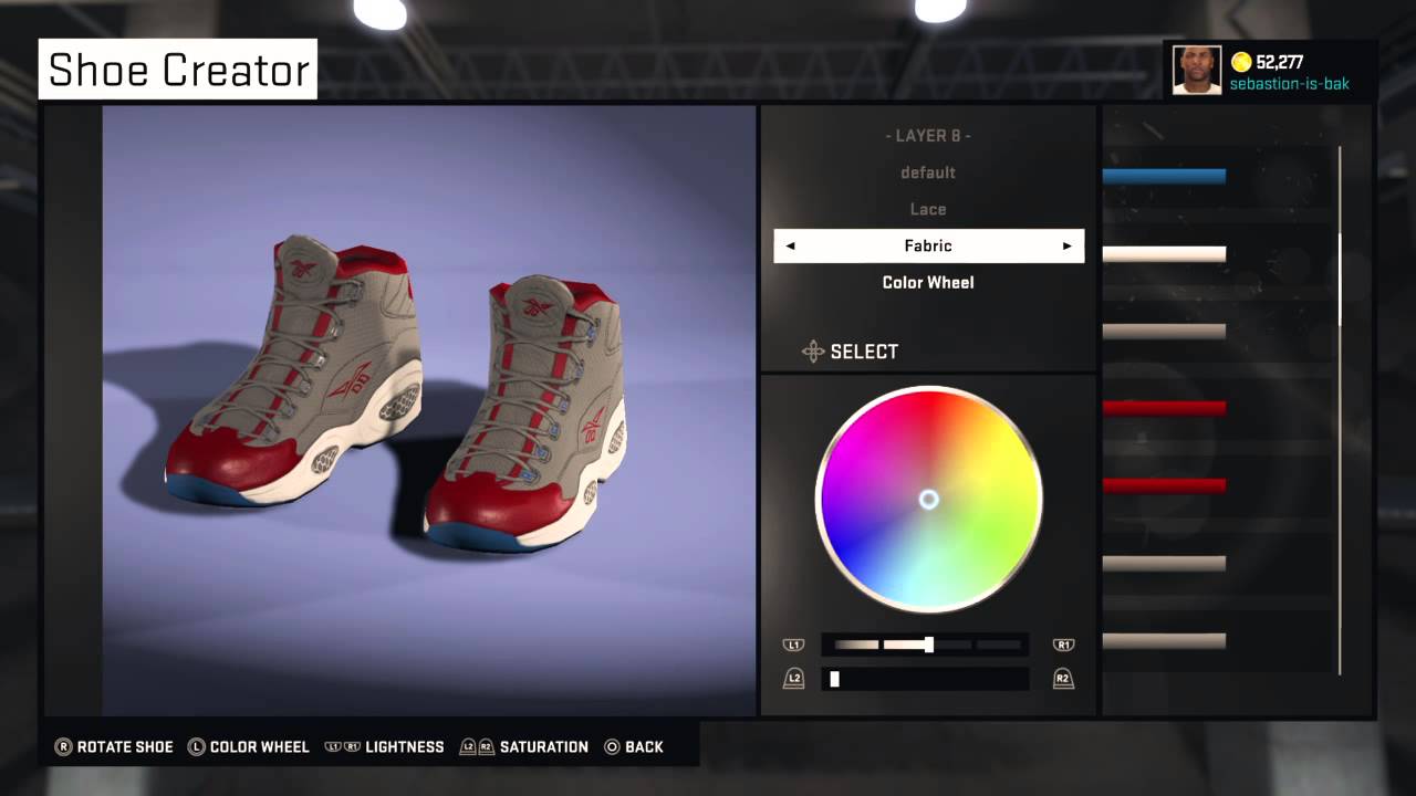 NBA 2K15 2kshoes Allen iverson reebok - YouTube
