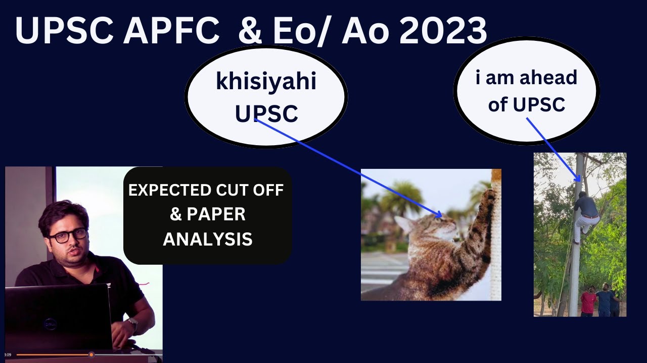 UPSC APFC & EO/AO EXPECTED CUT OFF II Message for UPSC CSE 2024 ...