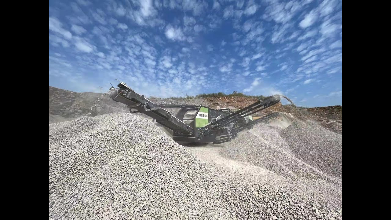 Mesda Mobile Impact Crusher working with Mesda Mobile Horizontal ...