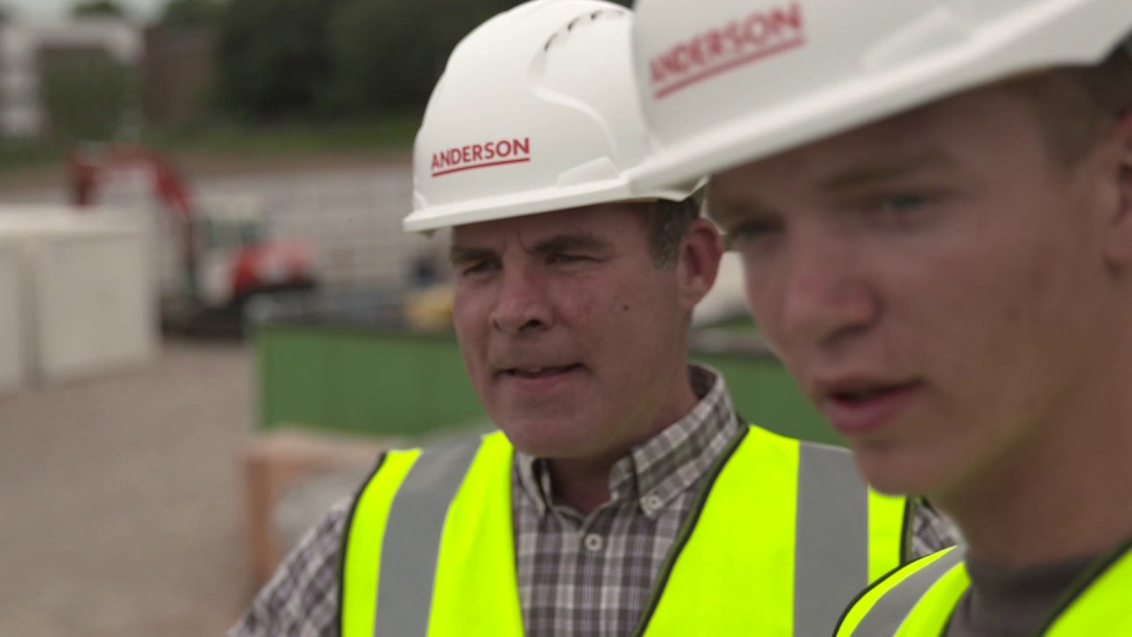 Construction apprenticeships at Andersons Group - YouTube