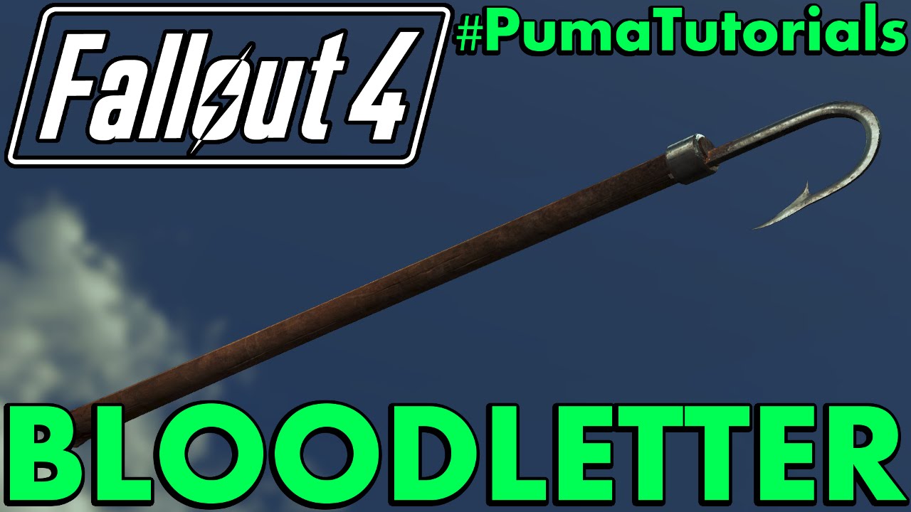 FALLOUT 4: Unique Weapons Guide - How to Get the BloodLetter Pole Hook ...