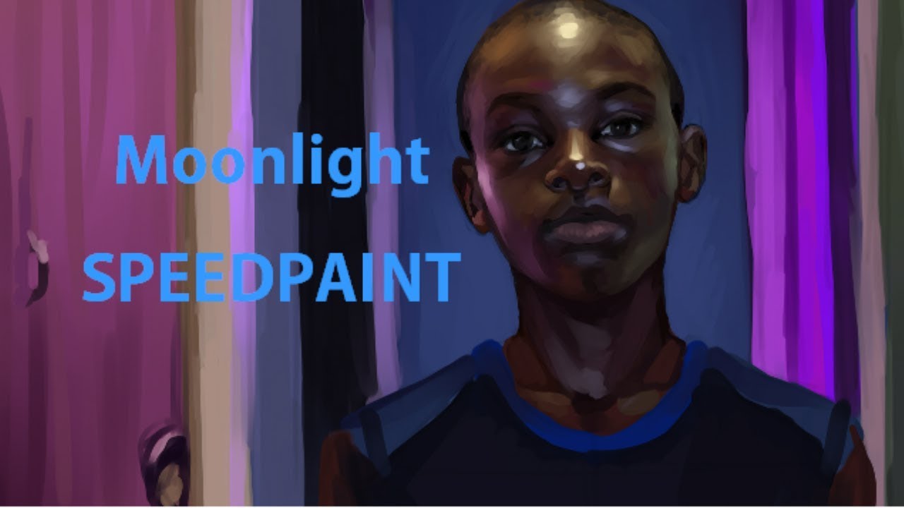 Moonlight Chiron Screencap SPEEDPAINT - YouTube