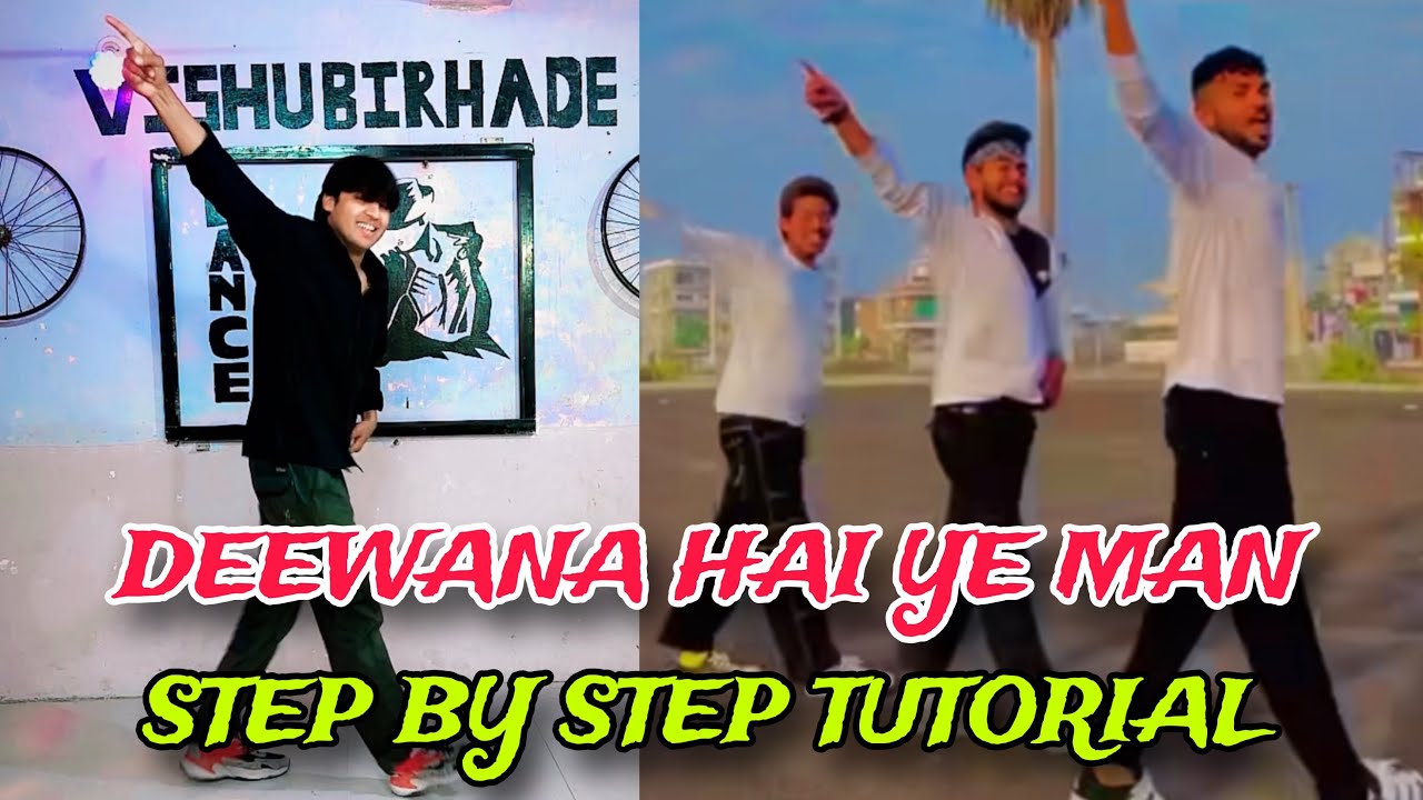 Deewana Hai Ye Mann || Shuffle Dance Tutorial || Ye Mausam Kyu Saje ...