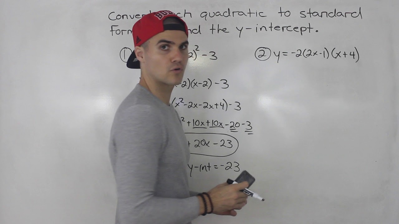 mcr3u-convert-quadratic-to-standard-form-grade-11-functions-youtube