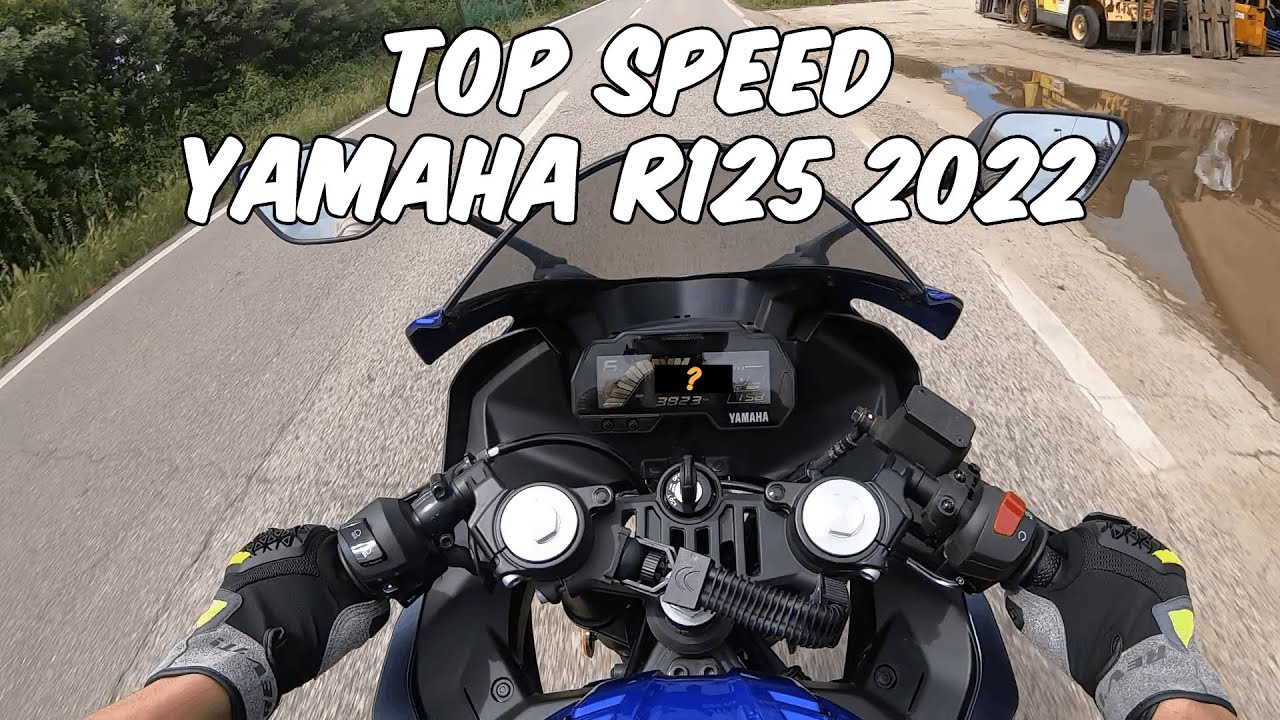 TOP SPEED YAMAHA YZF R125 2022 - YouTube