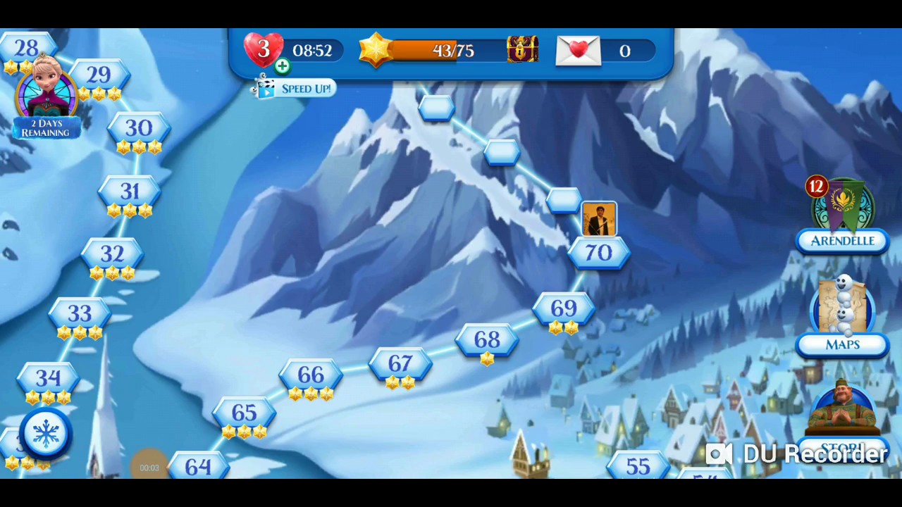FROZEN FREE FALL - WINTER - level 70 - YouTube