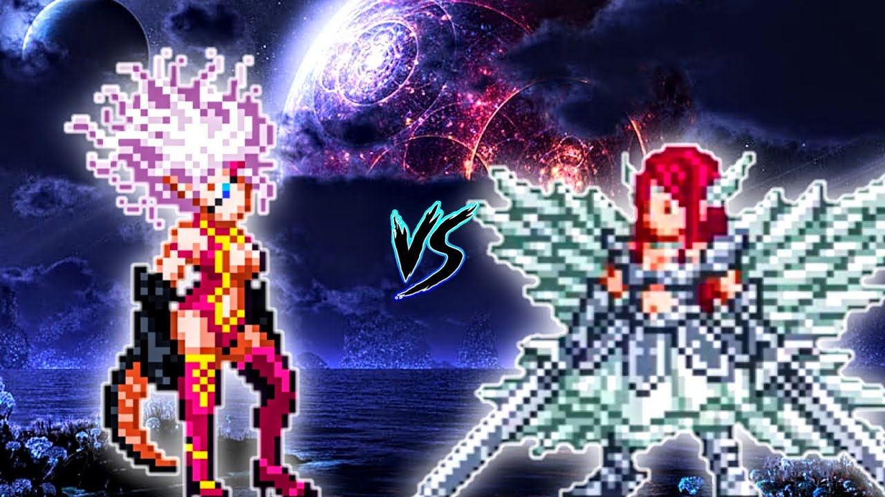 Epic🤩 | Mirajane Satan Soul OP (New) VS Erza OP (all form) (New) in ...