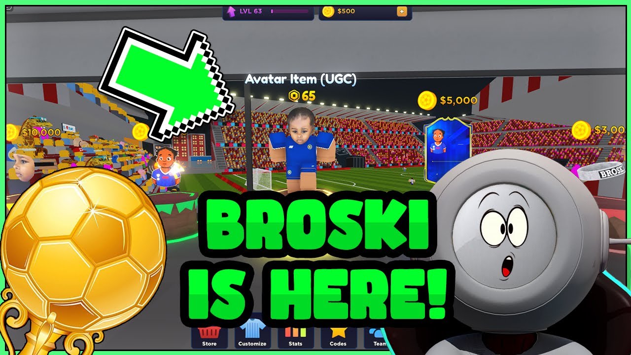 BROSKI IS IN SUPER LEAGUE SOCCER ROBLOX - YouTube