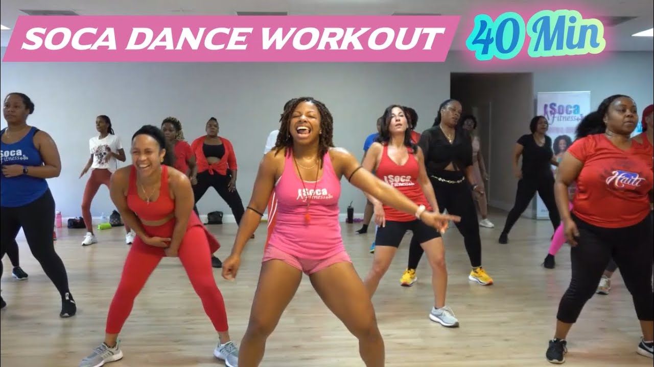 Soca Fitness | Cardio & Weights | 40min - YouTube