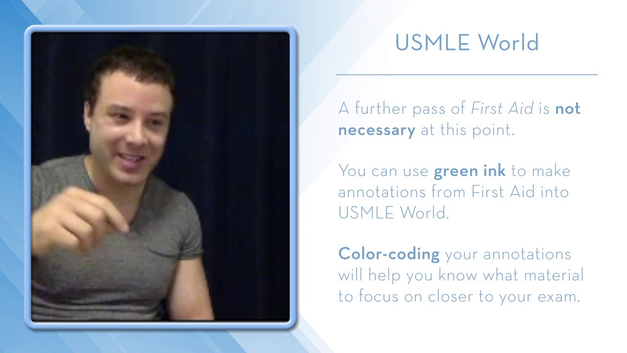 Studying for the USMLE - Part 5 - USMLE World - YouTube