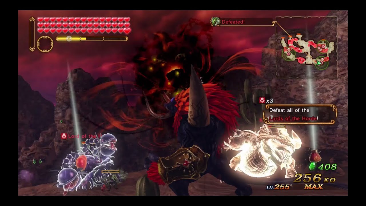 Hyrule Warriors Ganon's Fury - Dark Beast Ganon Gameplay - Giant Battle ...
