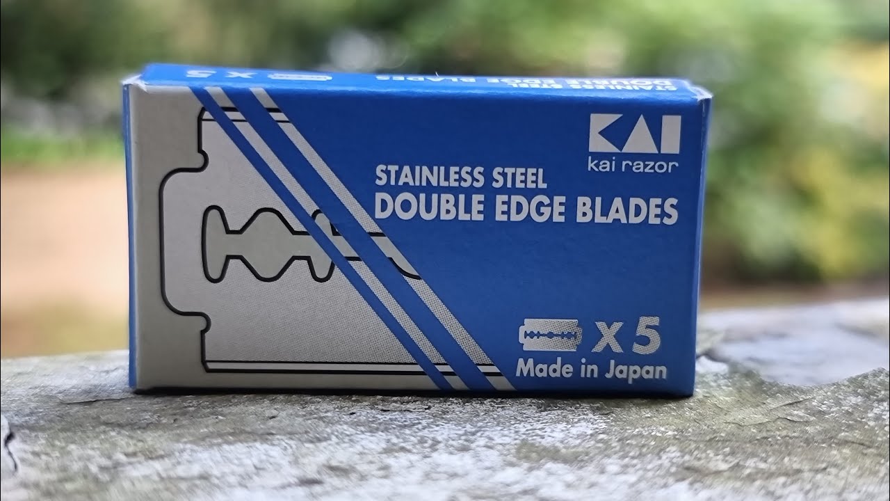 First Impression - Kai Razor Blade DE Safety Razor Shave - YouTube