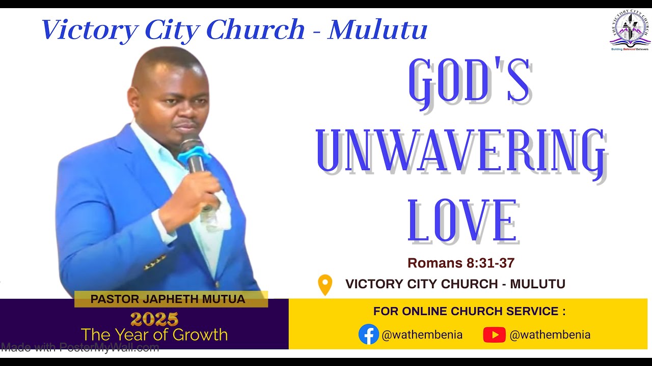 Pastor Japheth Mutua: God's Unwavering Love - YouTube