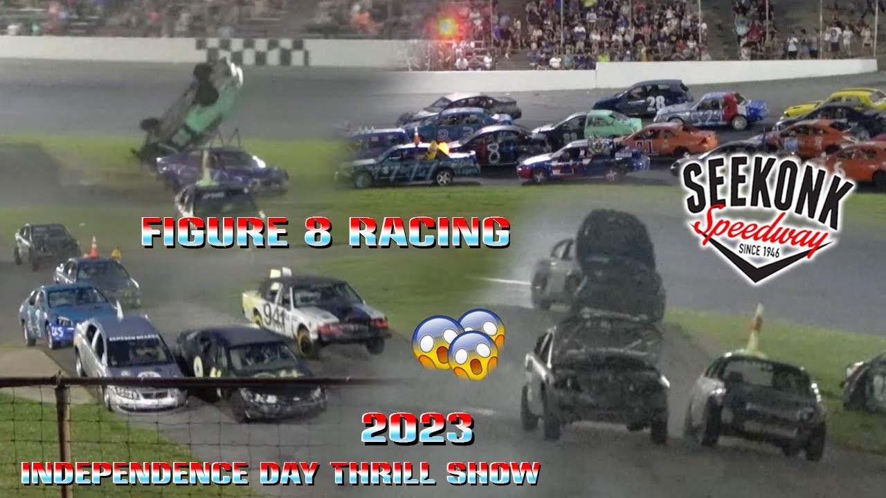 RAMP FIGURE 8 RACING!!! Independence Day Thrill Show 2023 - YouTube