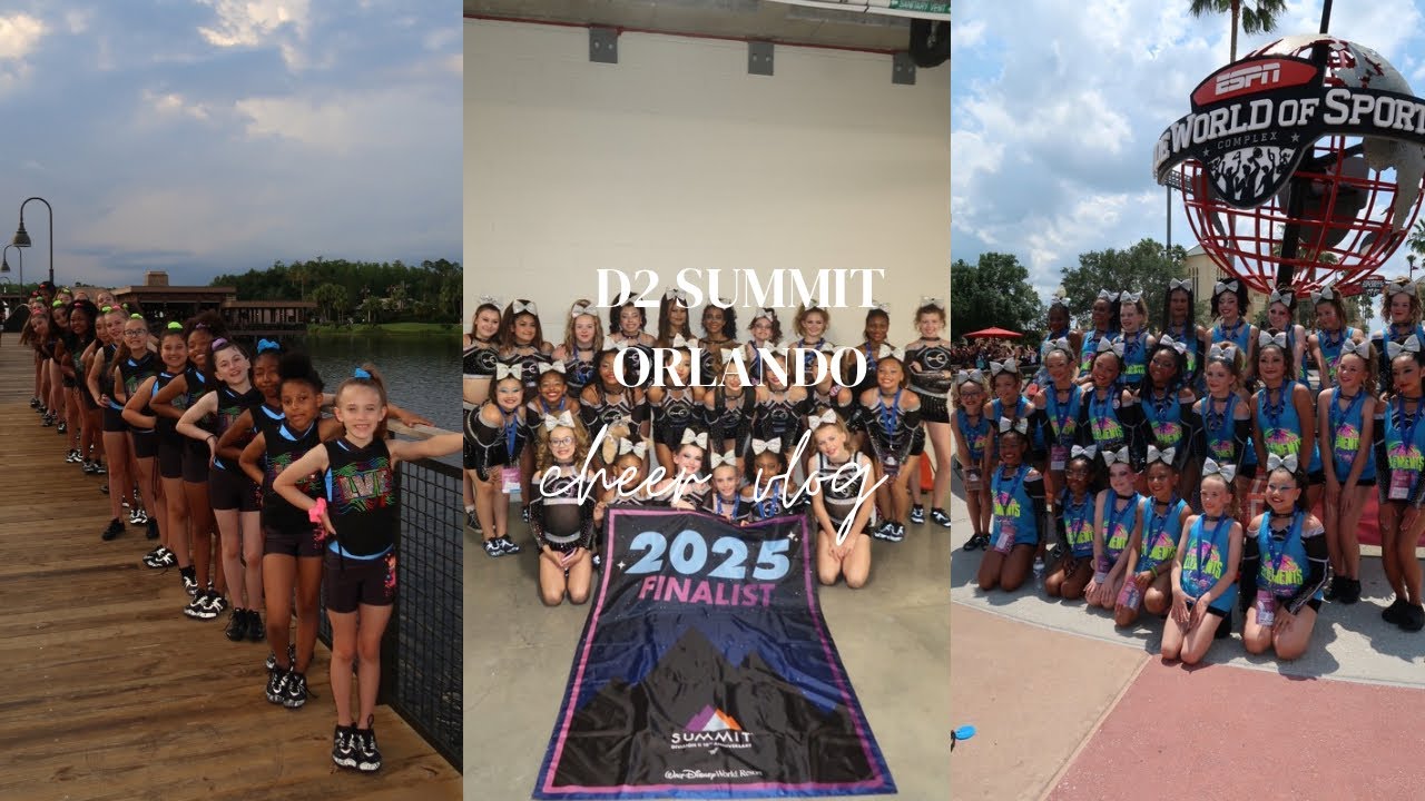 The D2 Summit Orlando 2025 | cheer vlog - YouTube