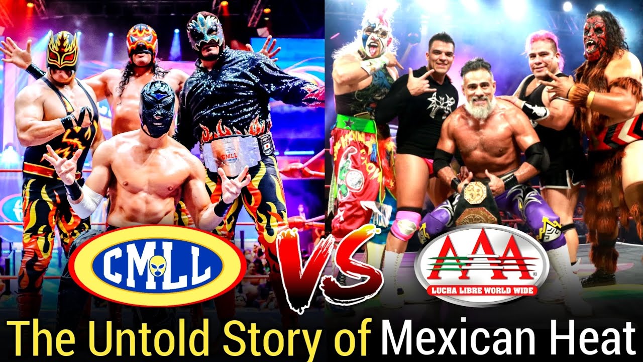 आखिर क्यों है CMLL और AAA में दुश्मनी😳| CMLL vs AAA Heated Rivalry ...