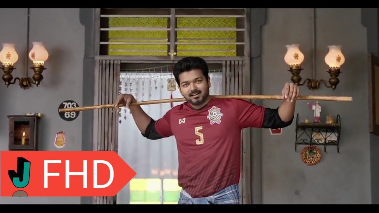 Bigil - Michael Entry Scene FHD (Clip 1/10) - JVS Family - YouTube