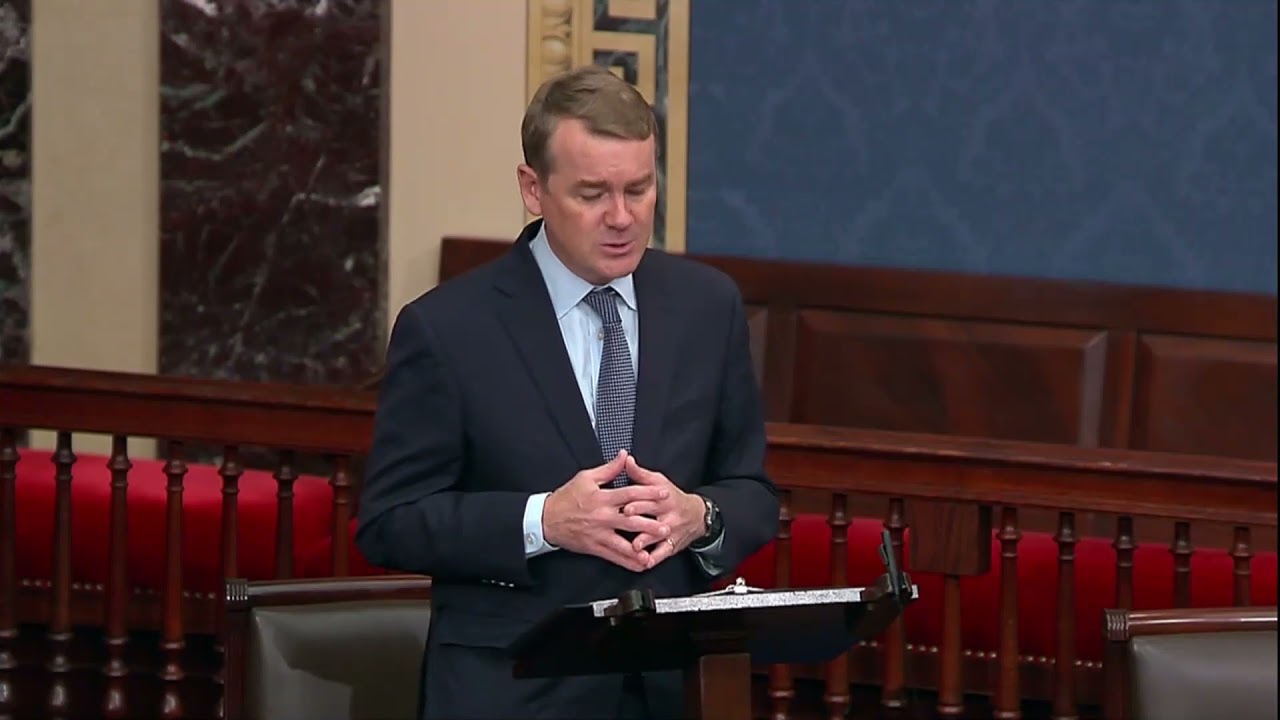 In Floor Speech, Bennet Supports Nomination of Veronica Rossman - YouTube