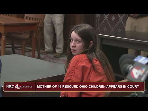 Mother of 16 rescued Ohio children appears in court